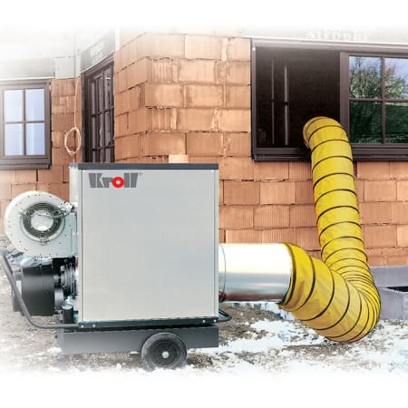 LPHW Unit Heaters - via a heat pump or boiler hot water system