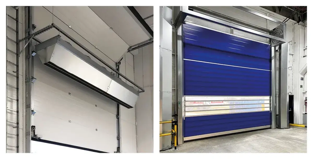 Industrial Air Curtains - Heated or Ambient Air - Flexiheat UK